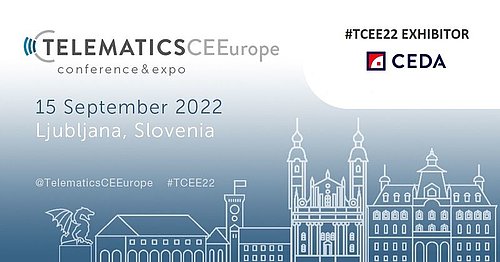 CEDA vystavuje na TelemticsCEEurope confrence & expo — CEDA maps